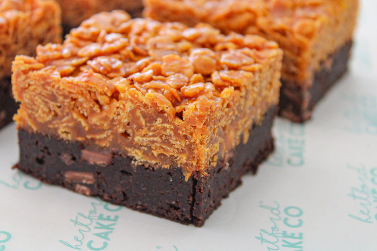 Caramel Cornflake Brownies | Hertford Cake Co – HertfordCakeCo