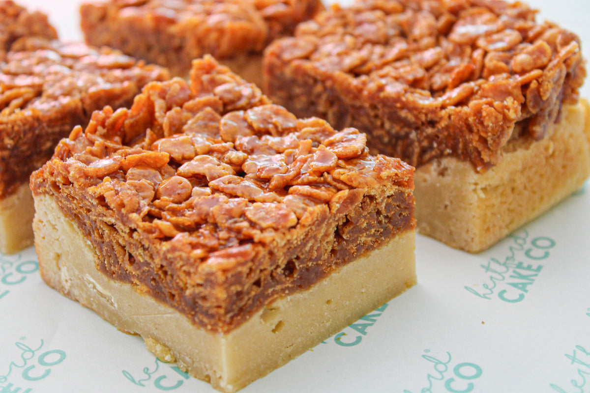 Caramel Cornflake Blondie | Hertford Cake Co – HertfordCakeCo