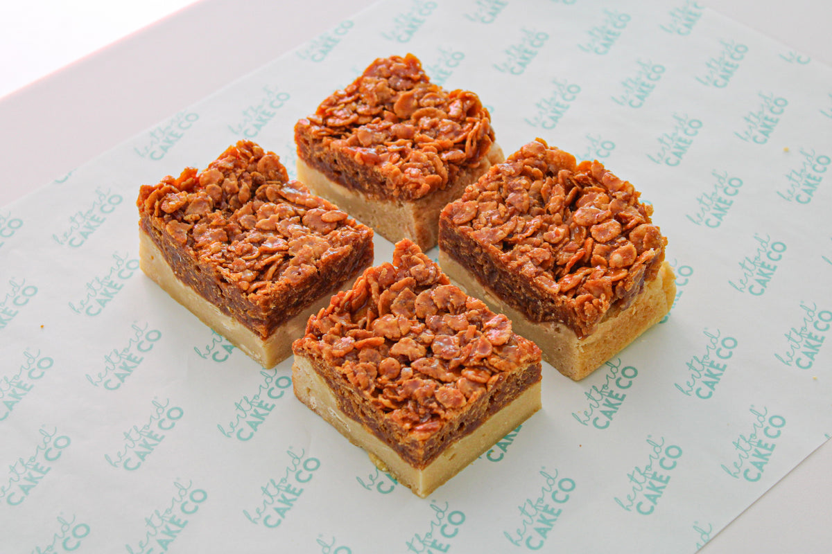 Caramel Cornflake Blondies | Hertford Cake Co – HertfordCakeCo
